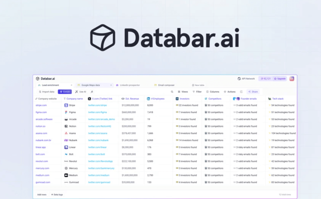 Databar Review: Best AI Scraper & Data Enrichment Tool
